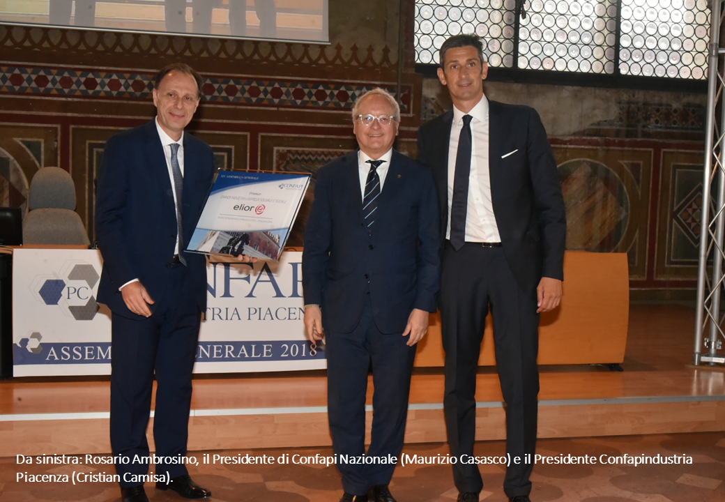 Elior premiata per l’impegno a favore della sostenibilità | Elior Italia