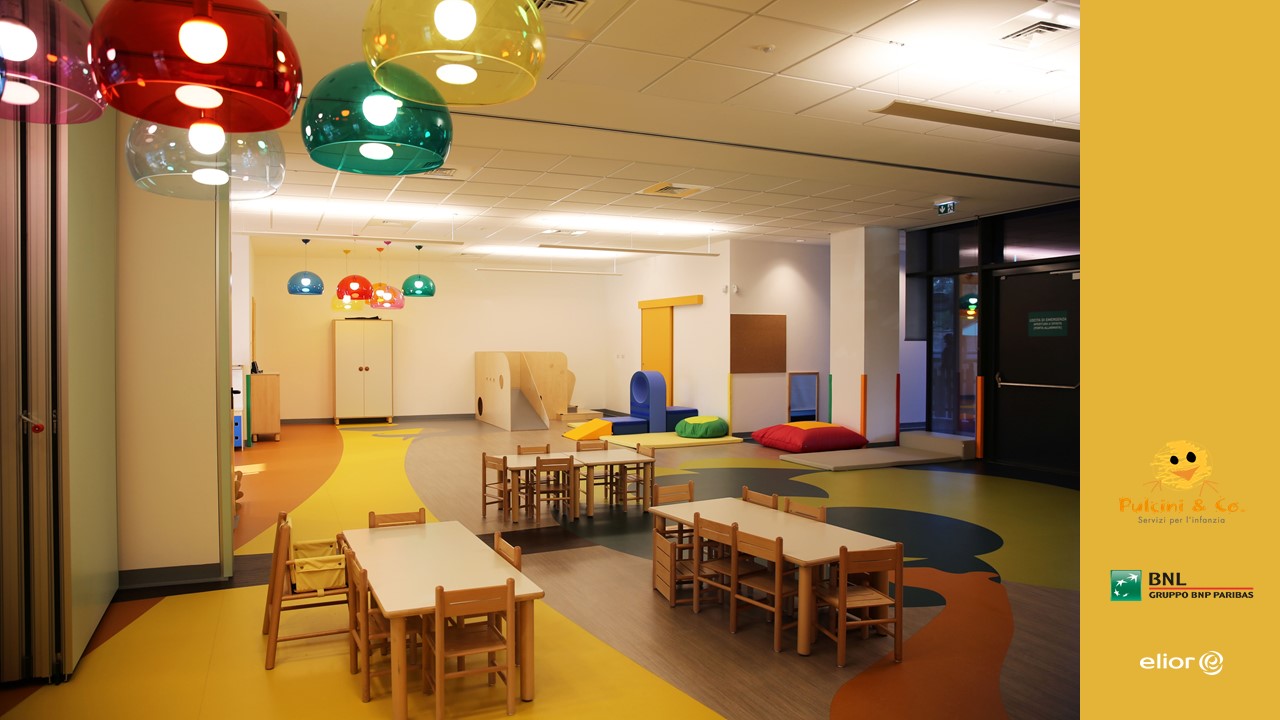 Inaugurato il nuovo nido aziendale nella sede romana di BNL | Elior Italia